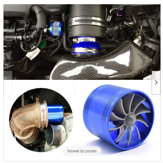 F1-Z 2.5'' Double single Supercharger Turbine Turbo charger Air Intake ...