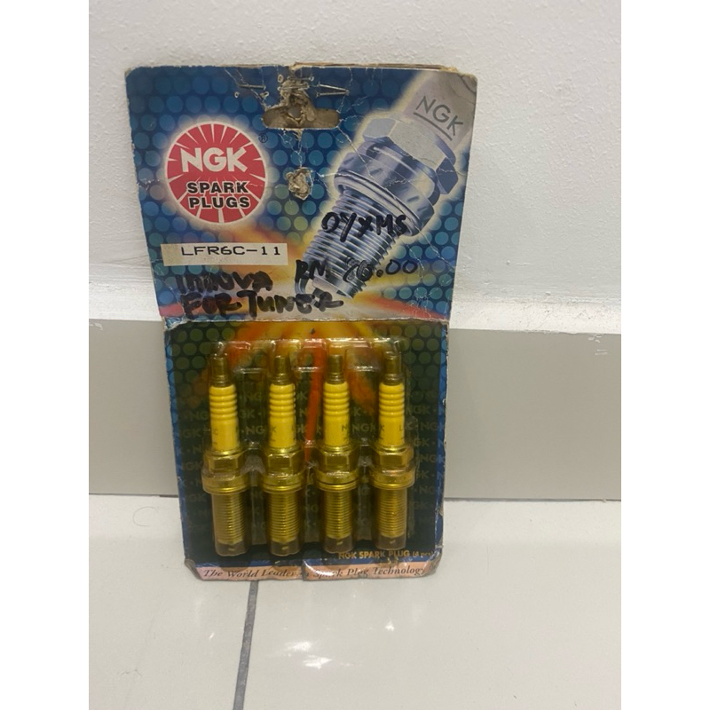 NGK SPARK PLUG LFR6C-11 FOR TOYOTA INNOVA 2.0 2004-2012,FORTUNER 2.7 ...