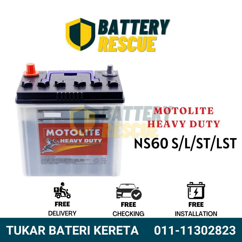 [Installation Available] NS60 | NS60S | NS60L | NS60LS | Motolite Heavy ...