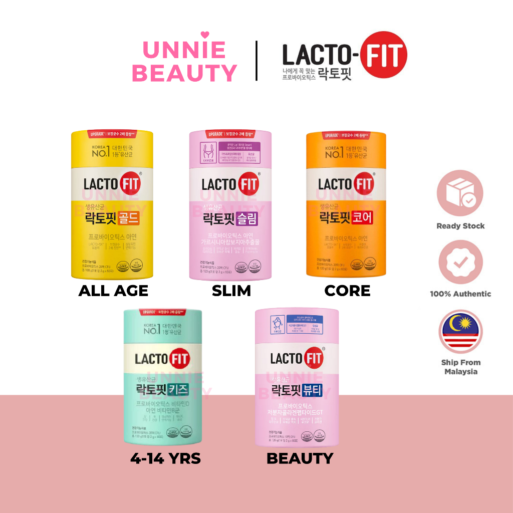 LACTO-FIT Probiotic Gold / SLIM / BEAUTY / CORE / KIDS | Shopee Malaysia