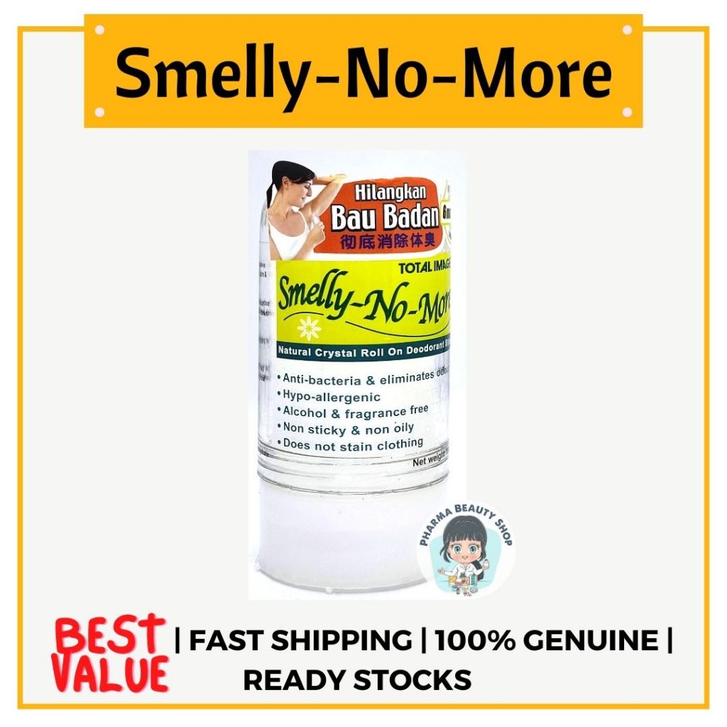 Total Image Smelly No More Roll On Deodorant (Natural Crystal) | Shopee ...