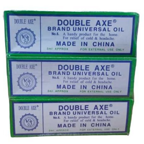 NEW Double axe brand universal oil For Relief of Cold And Headache (3ml ...