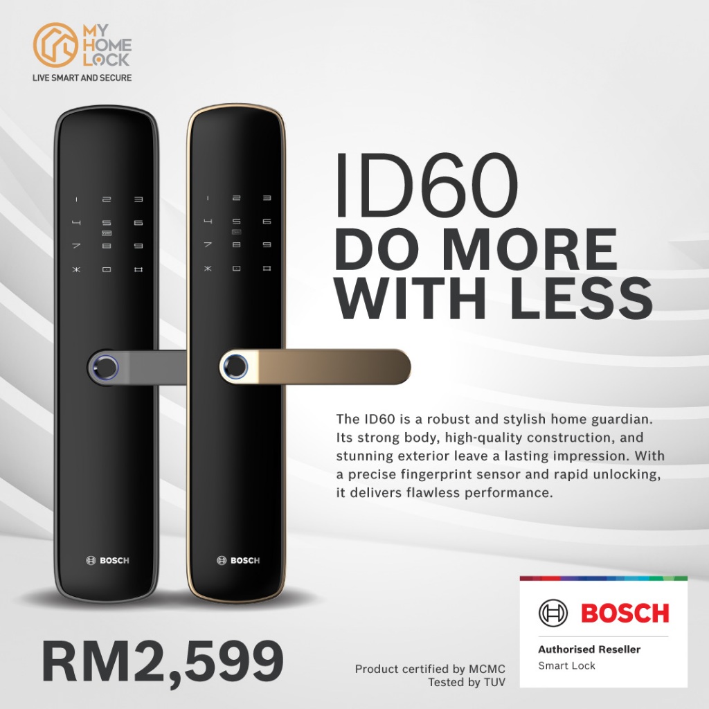 ID60 Smart Door Lock –Fingerprint + PIN Code + Key Tag | App Control ...