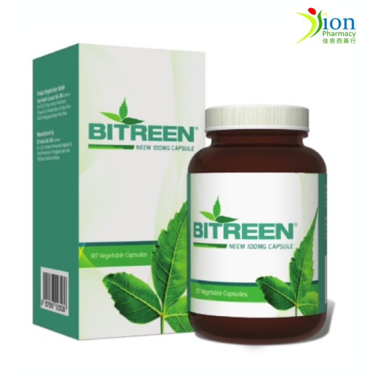 BITREEN NEEM 100MG CAPSULE (180 VEGETABLE CAPSULES) | Shopee Malaysia