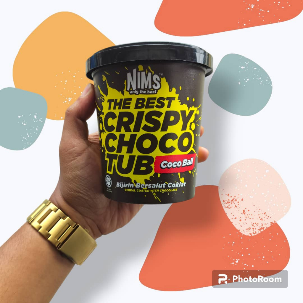 [Coco Ball] Nims Crispy Choco Tub Murah, Rangup dan Sedap | Shopee Malaysia