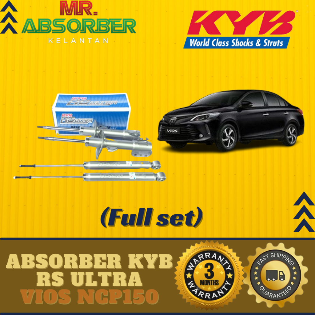 Toyota Vios Ncp150/ 151 - Kyb Rs Ultra Absorber | Shopee Malaysia