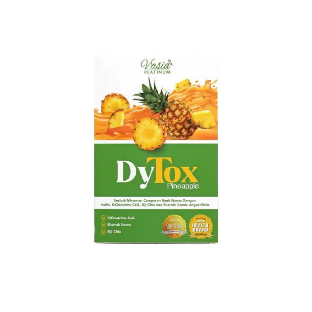 Vasia Dytox Pineapple (10 sachets x 15g) Detox with Inulin KiOnutrime ...