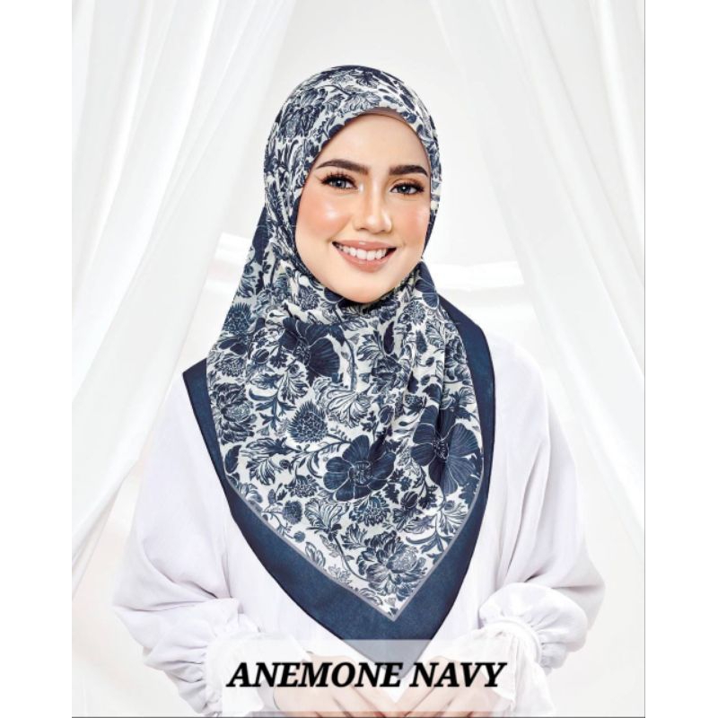 🔥MALIKA🔥TUDUNG RUFFLE WHITE LABEL RAYA BAWAL COTTON PRINTED BIDANG 45 ...