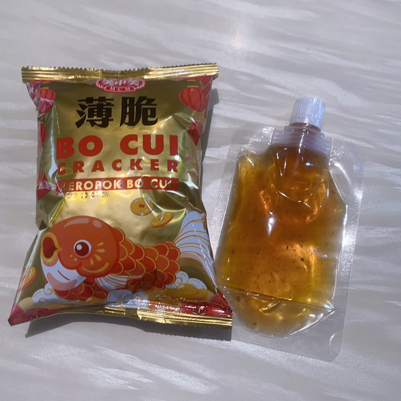 Bo Cui Crackers 薄脆 捞生 Pok Cui for Yee Sang 鱼生 Lou Sang 45g 鱼生酱 YEE SANG ...