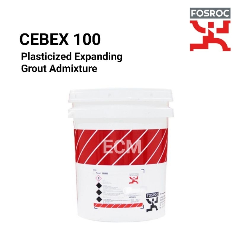FOSROC CEBEX 100 (20KG) Plasticised expanding grout admixture | Shopee ...