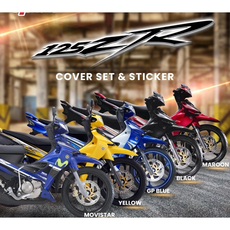 [ORIGINAL HLY !!!] YAMAHA Y125 Y125ZR 125ZR COVERSET COVER SET BODY ...