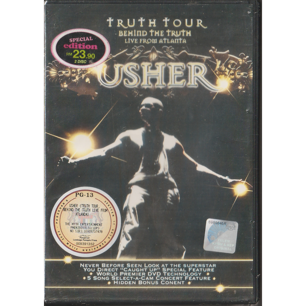 DVD USHER : LIVE FROM ATLANTA ( ORIGINAL ) | Shopee Malaysia