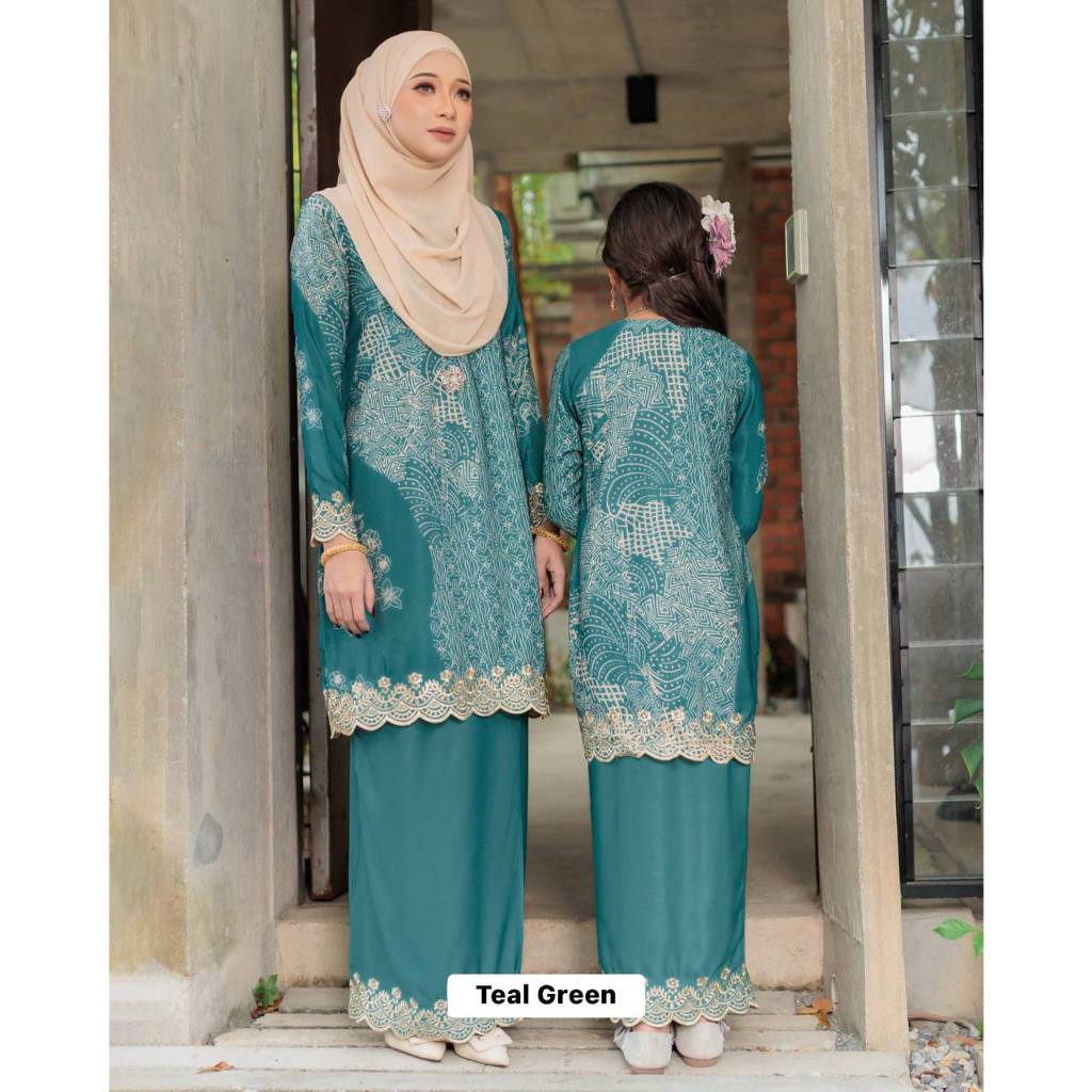 BajuRaya2024 Kurung Dayang Sari dan Kurung Naurah Ibu ,Kurung Sulam ...