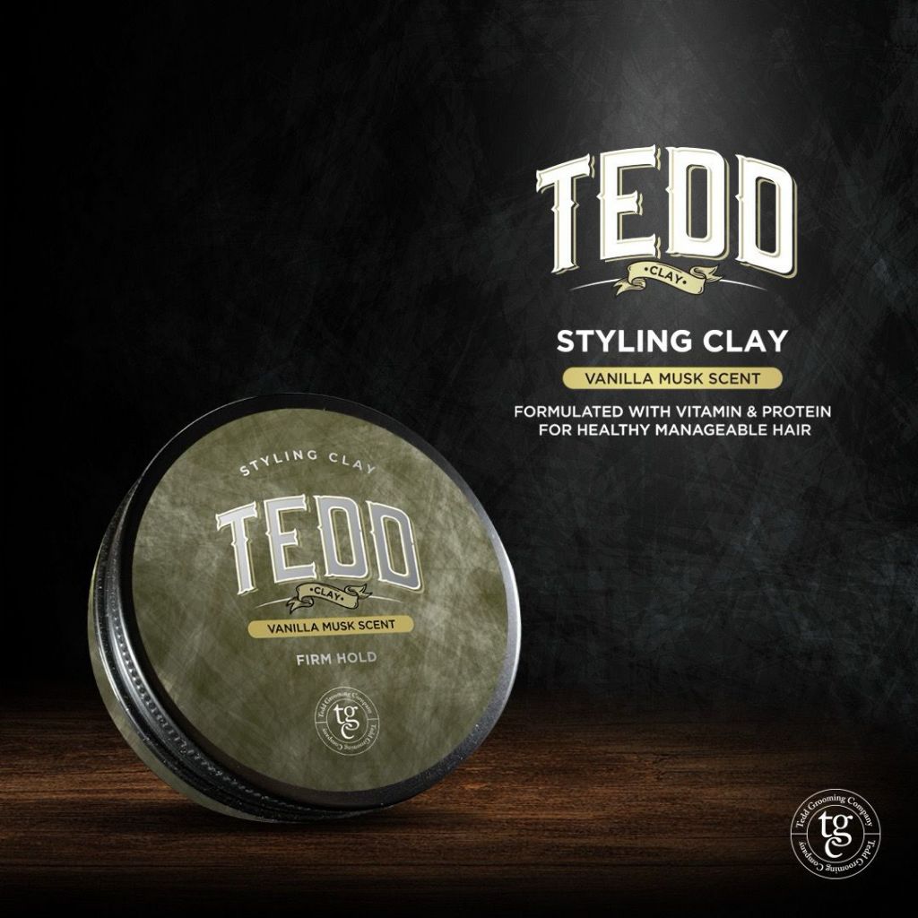 TEDD STYLING CLAY [FIRM HOLD] [MATTE LOOK] [EASY-WASH] [KERATIN+PROTEIN ...