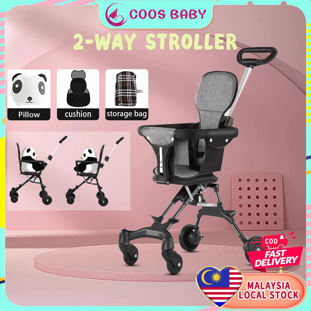 stroller Light Foldable Two-Way stroller baby portable baby trolley ...