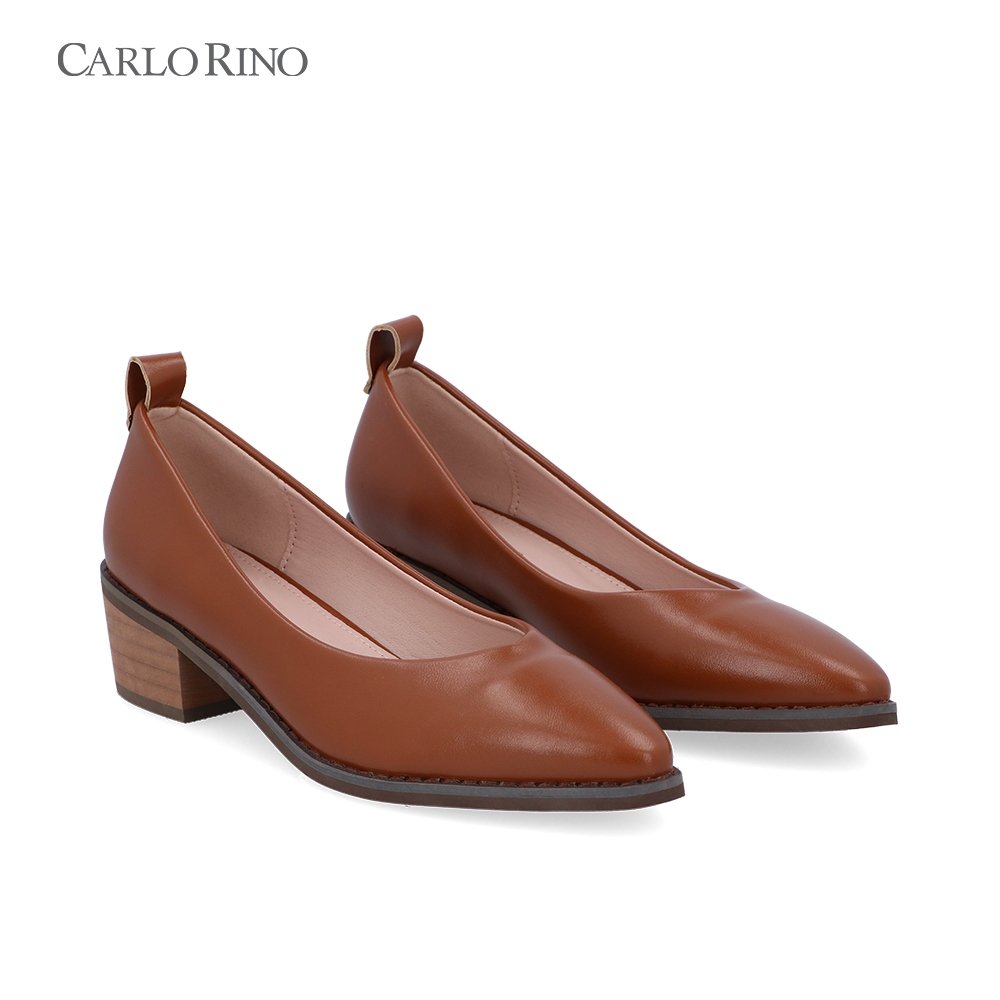 Carlo Rino Olivia Pumps - Brown | Shopee Malaysia