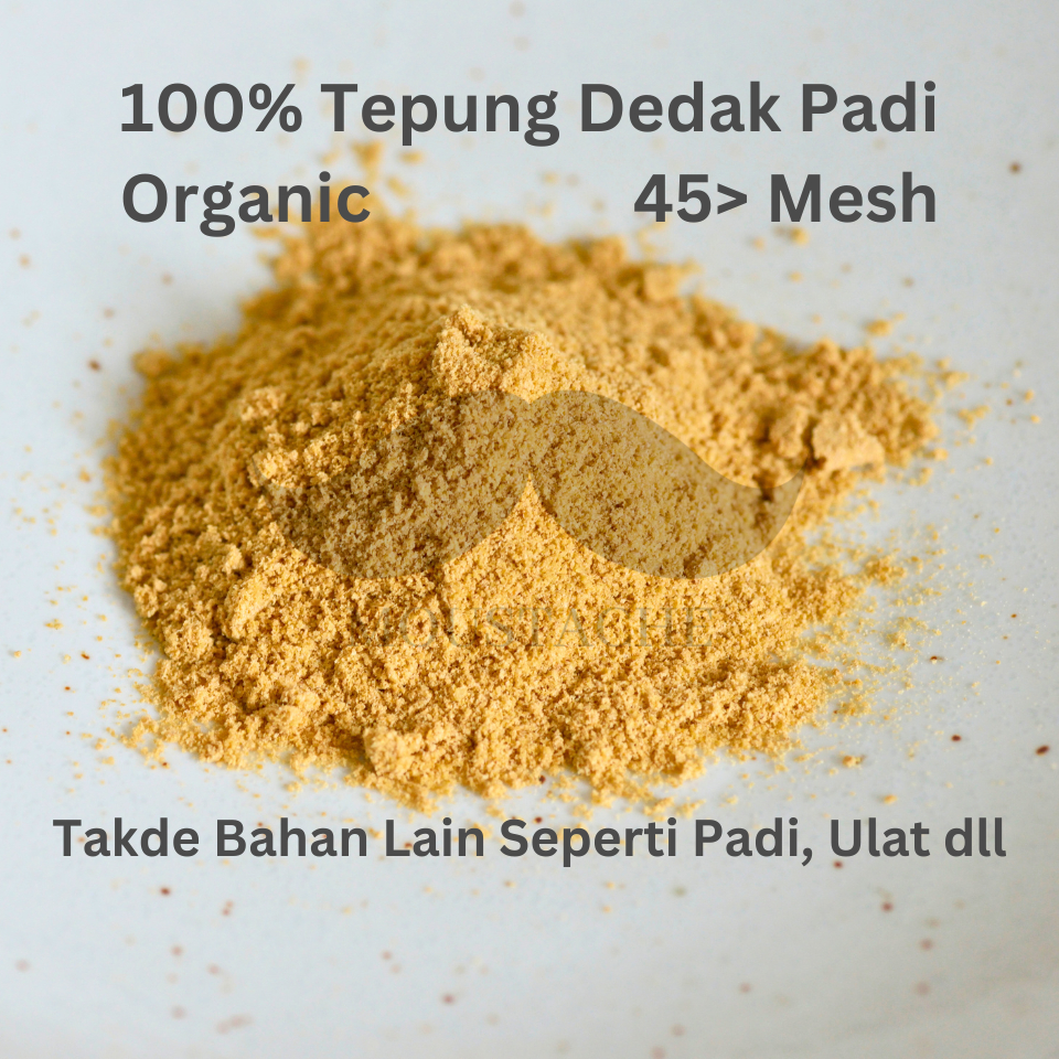Tepung Dedak Padi halus 45> Mesh RICE BRAN Ikan Makanan Kutu Air Air ...