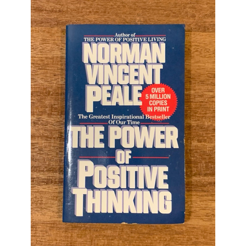 THE POWER OF POSITIVE THINKING book by NORMAN VINCENT PEALE | Shopee ...