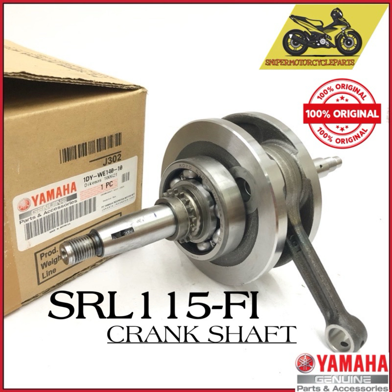[100% ORI] SRL115 Fi LAGENDA 115 Fi CRANKSHAFT 1VP / 1DY-WE140-10 ...