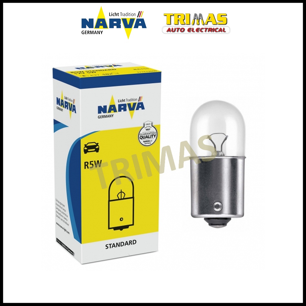 17181 Original Narva R5W BA15s 24V Auto Sidelight Reversing Bulb (1PC ...
