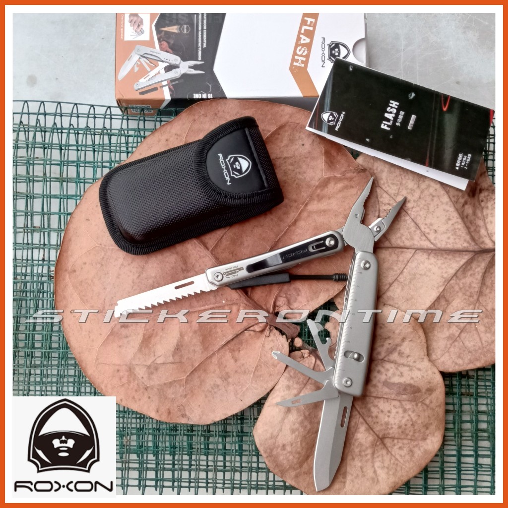 ROXON FLASH S803 16 in 1 multitool designed for outdoor Camping EDC basikalon9 | Shopee Malaysia