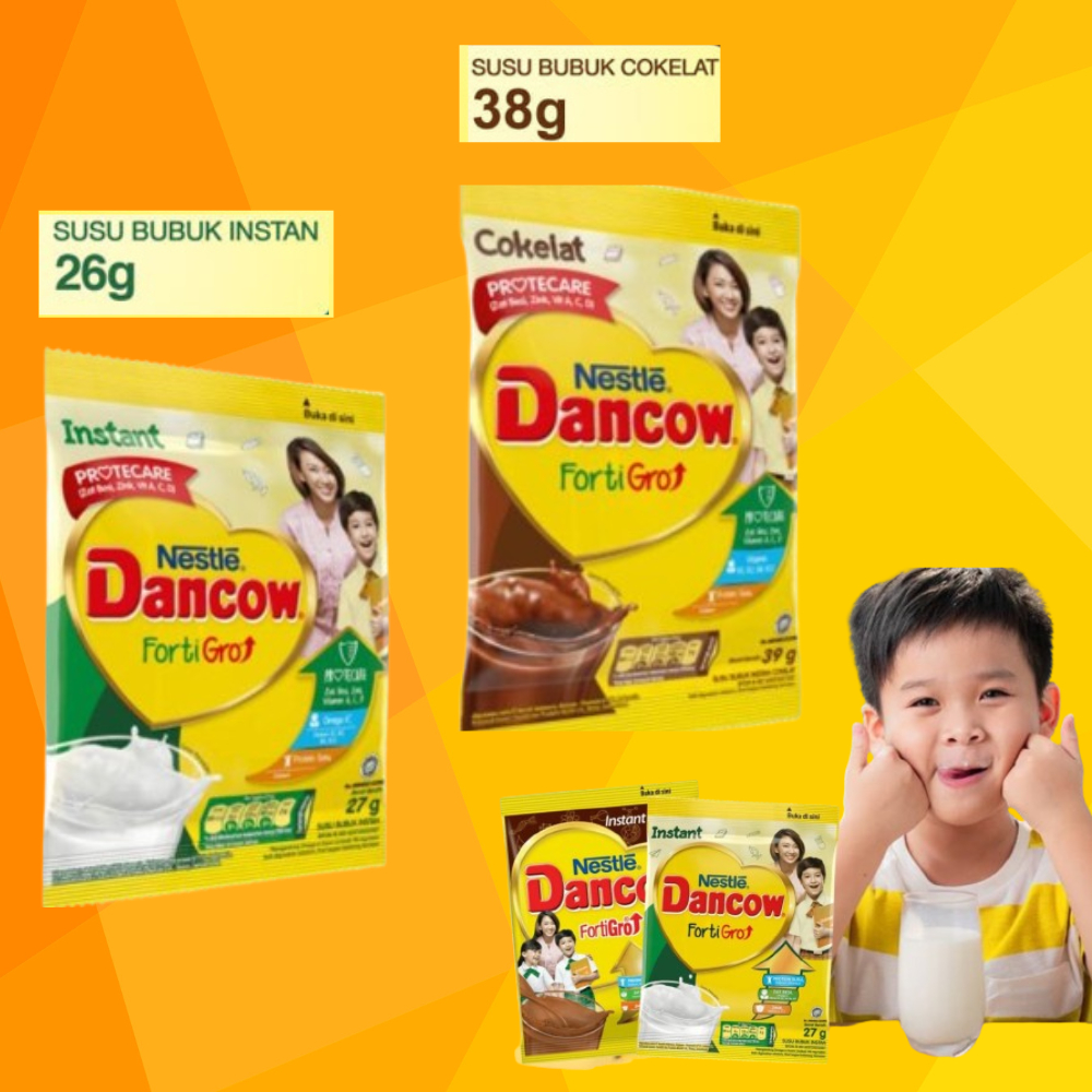 (BORONG) NESTLE SUSU DANCOW FORTIGRO 1 RENTENG / 10 PCS PRODUCT ...