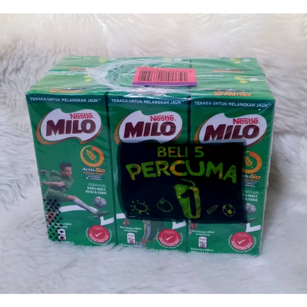 NESTLE MILO ACTIV-GO UHT/ MILO1 Kluster ( 6 x 200ml) | Shopee Malaysia
