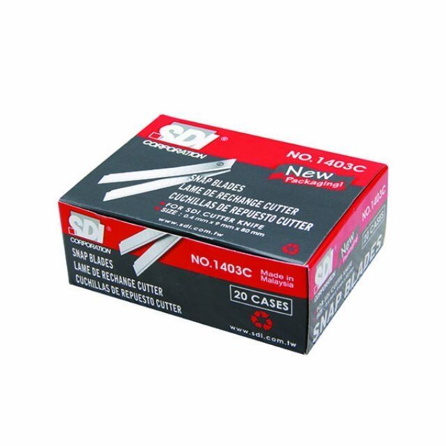 SDI Snap Blade / Refill For SDI Cutter Knife - 1403C | 1404C | 1361 30degree 60degress Small Big ...