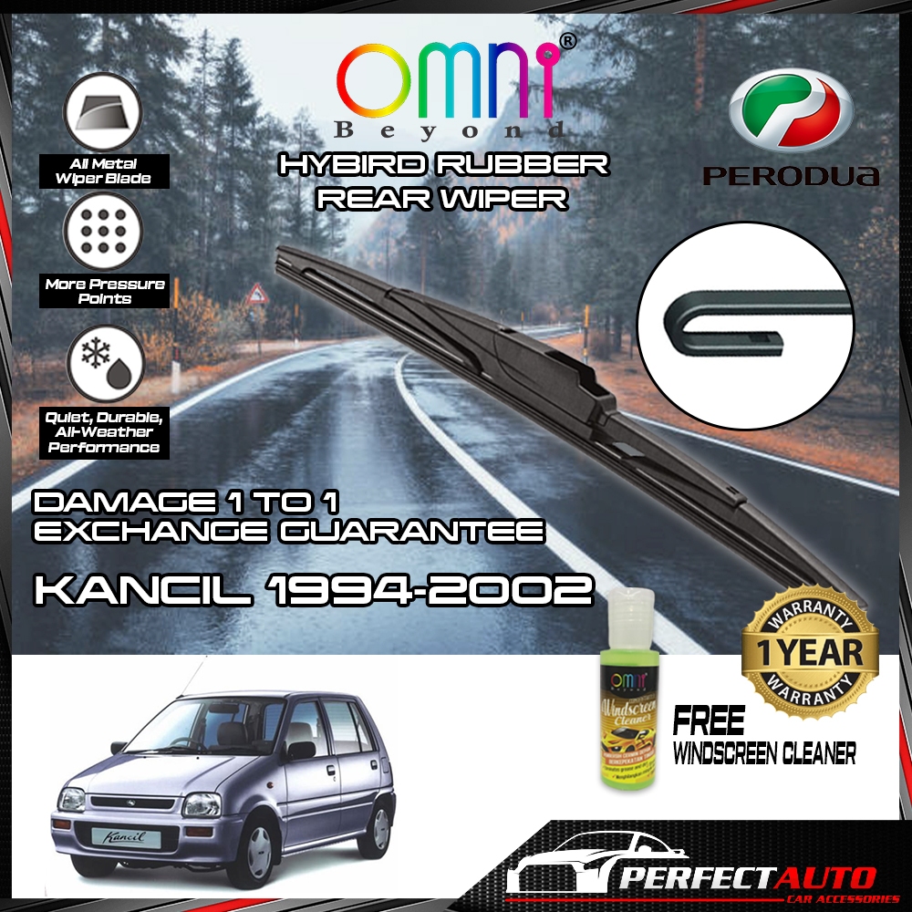 Perodua KANCIL 660 850 1994 - 2002 Omni Beyond HYBIRD Rubber Rear Wiper ...
