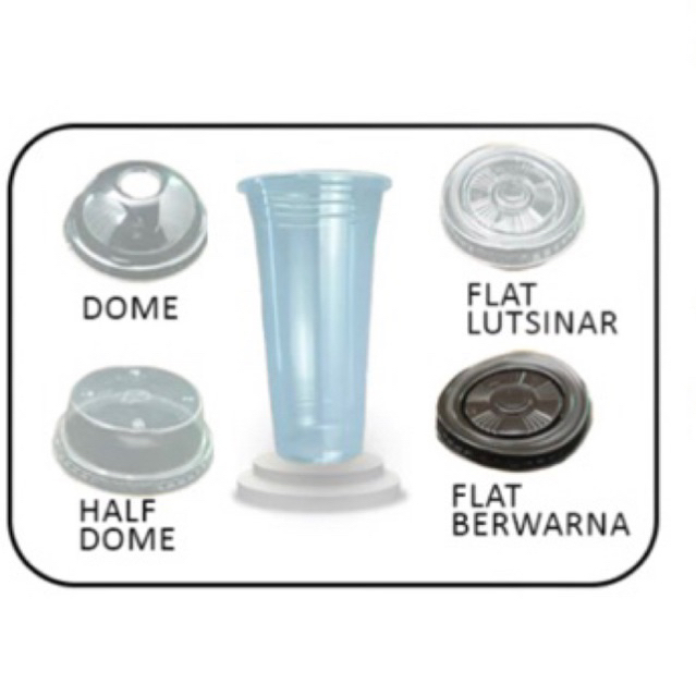 LIP PENUTUP CUP PLASTIC PENUTUP GELAS AIR 100pcs | Shopee Malaysia