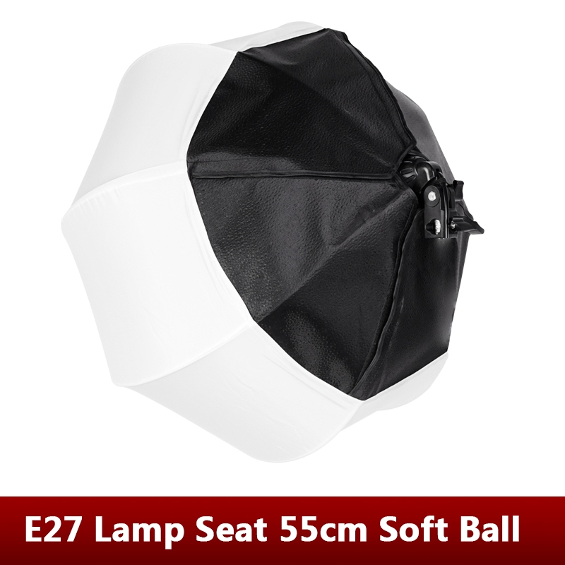 1Packed Round Soft Box Lighting Kit Photography 85W LED Bulb Light ...