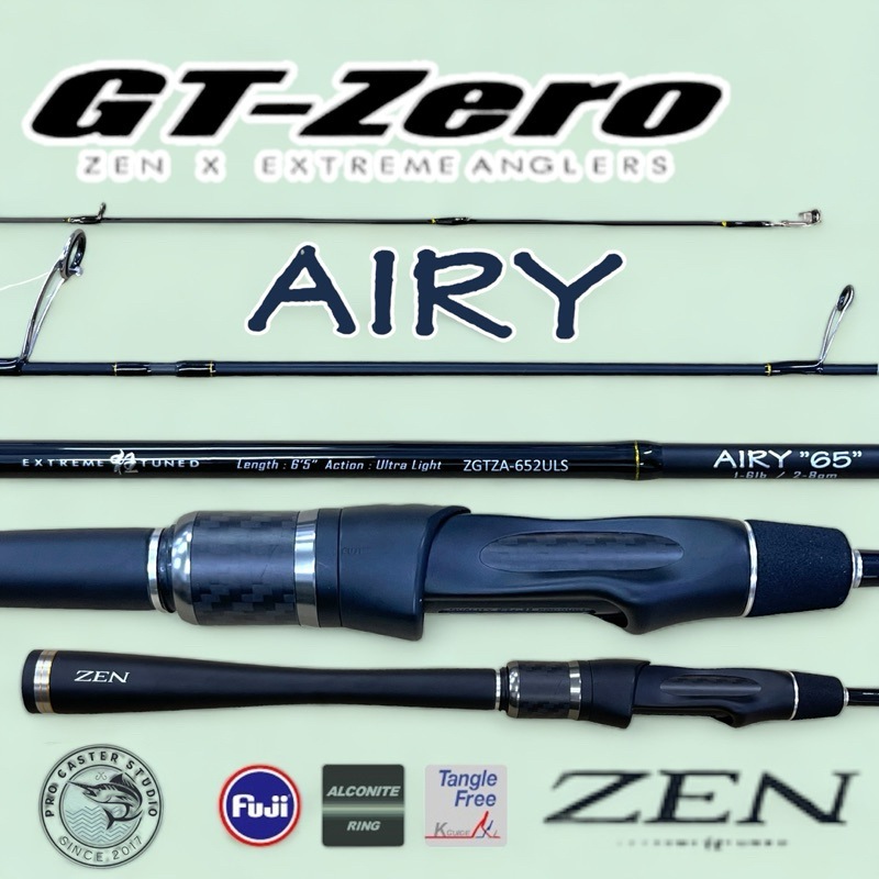 ZEN GT ZERO AIRY ULTRALIGHT SPINNING ROD UL ROD FINESSE FISHING ROD ...