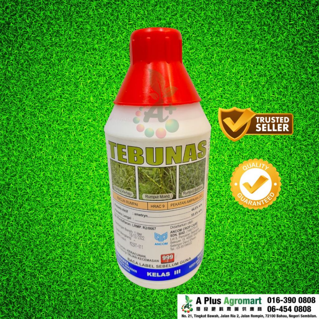 Racun Rumput Ametryn 44.6% TEBUNAS (1 liter) | Shopee Malaysia
