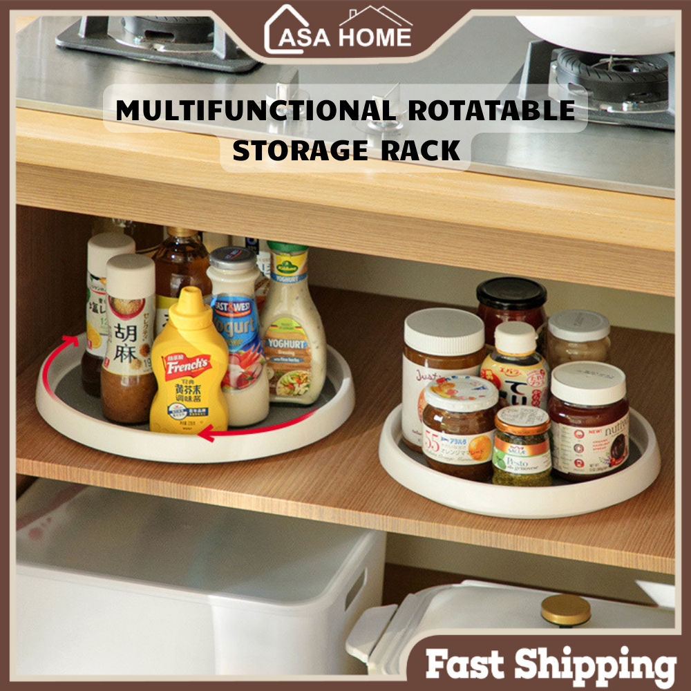 [📦CLEAR STOCK📦] CASA 360° Rotating Spice Rack Rak Rempah Ratus Dapur ...