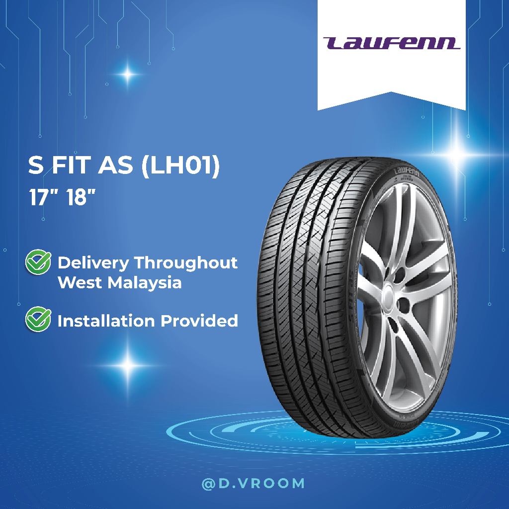 Laufenn S Fit AS (LH01)17/18-inch Tyre Tires (PROVIDED INSTALLATION AND DELIVERY) | Shopee Malaysia