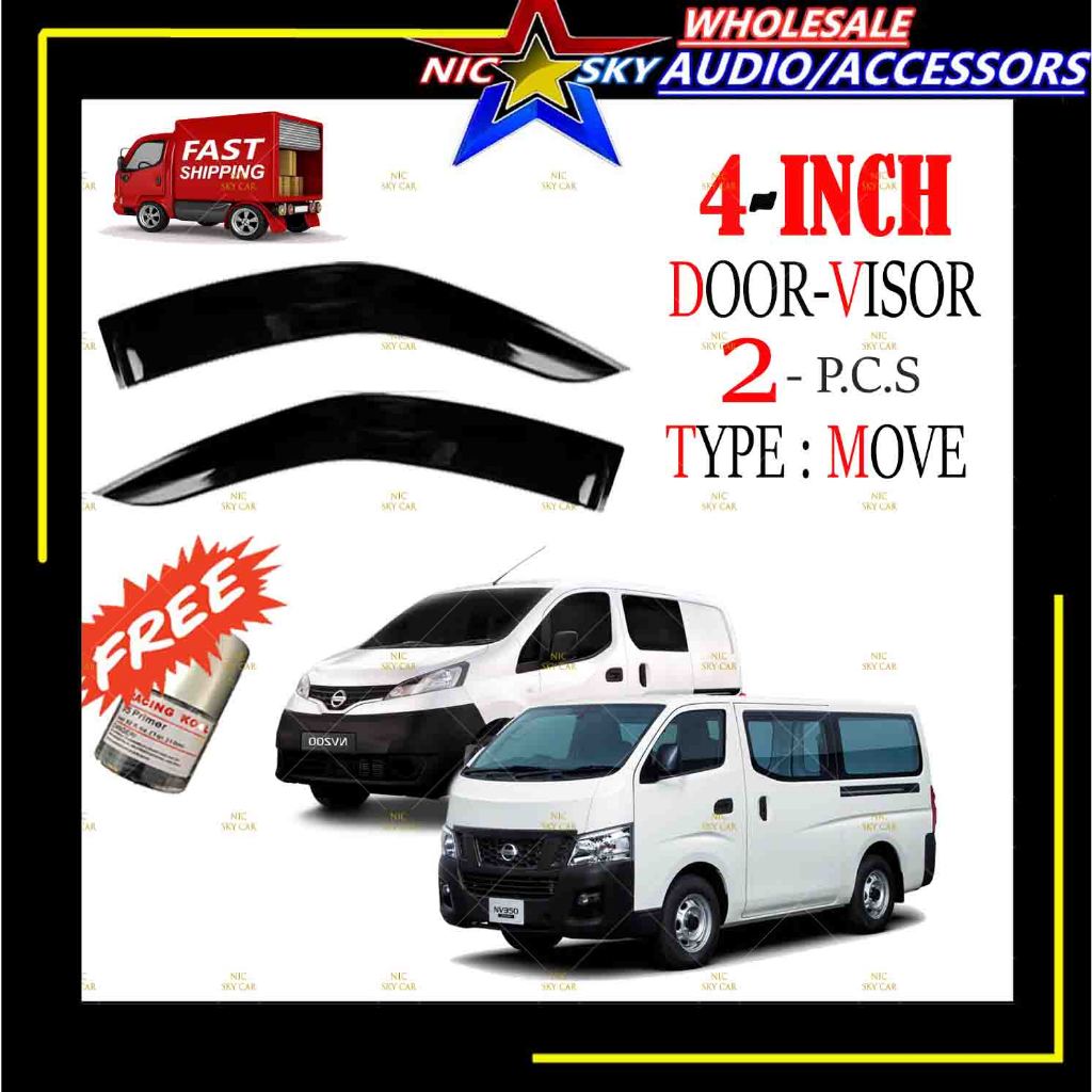 Nissan NV200 NV350 Air Press Window Tingkap kereta Door Visor Mugen ...