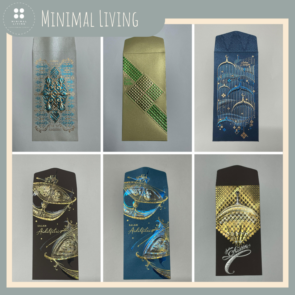 5pcs 3D Embossed Printing / Sampul Duit Raya Premium 2024 / Angpau ...