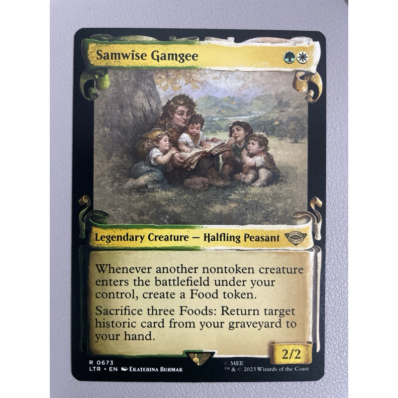 MTG:The Lord of the Rings (LTR) R0673 - Samwise Gamgee (Scoll Showcase ...
