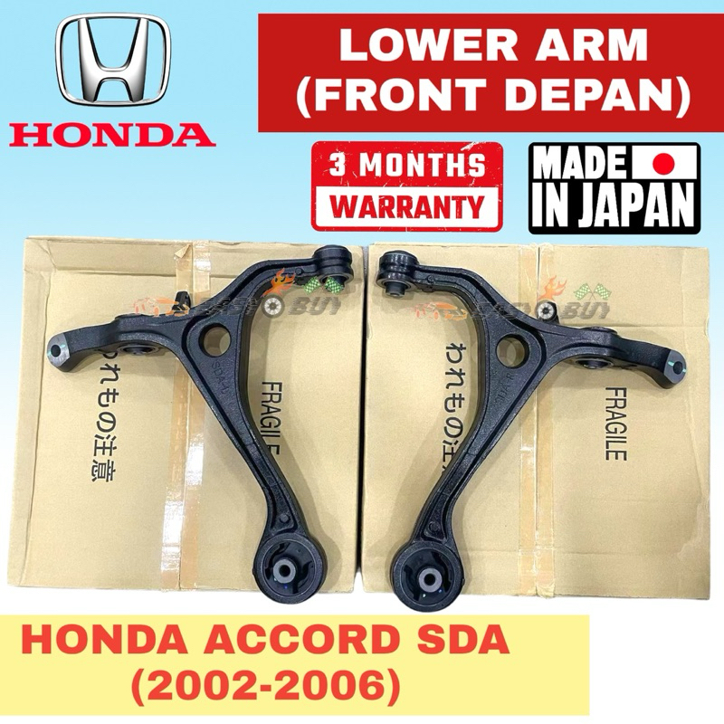 ORIGINAL JAPAN HONDA LOWER ARM (FRONT DEPAN) HONDA ACCORD SDA (2002 ...