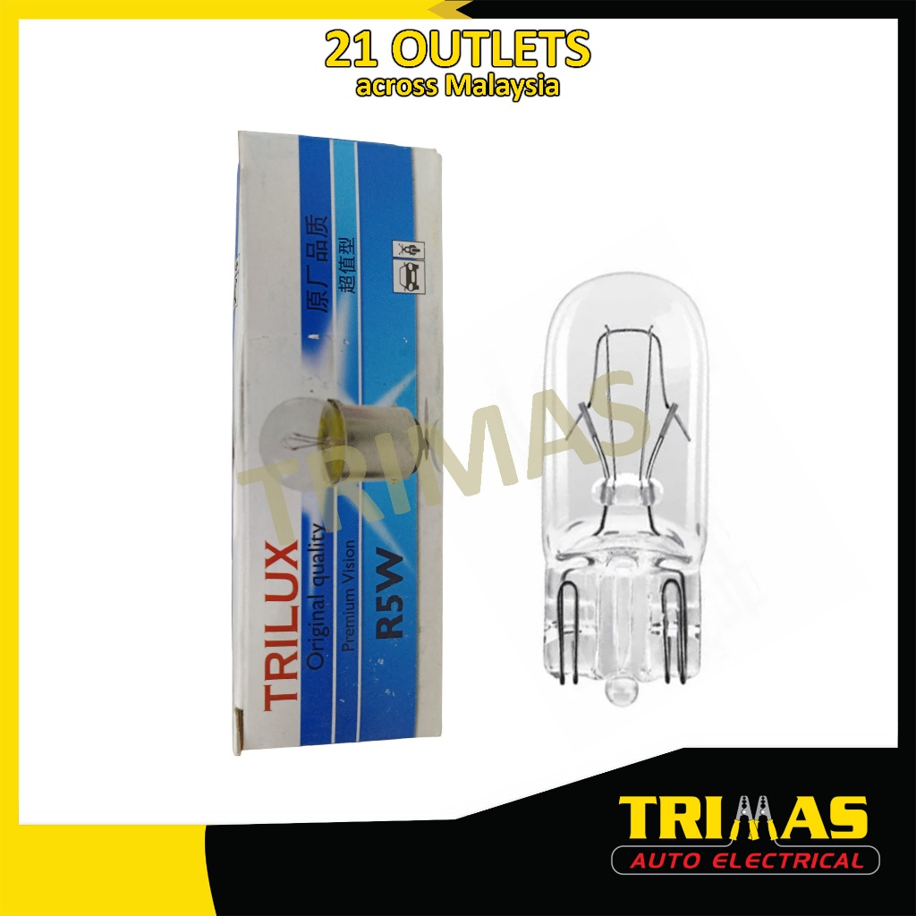 Trilux T10 Auto Wedge Base Dashboard Halogen 4090 Meter Bulb 24V (1PC ...
