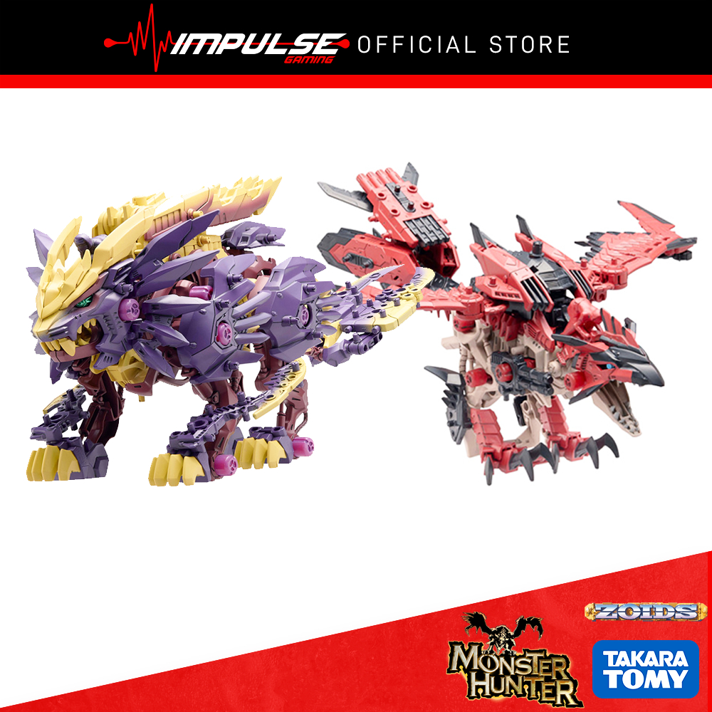 Takara Tomy Monster Hunter X ZOIDS - Beast Liger Sinister Armor / Sonic Bird Ratha Plastic Model ...
