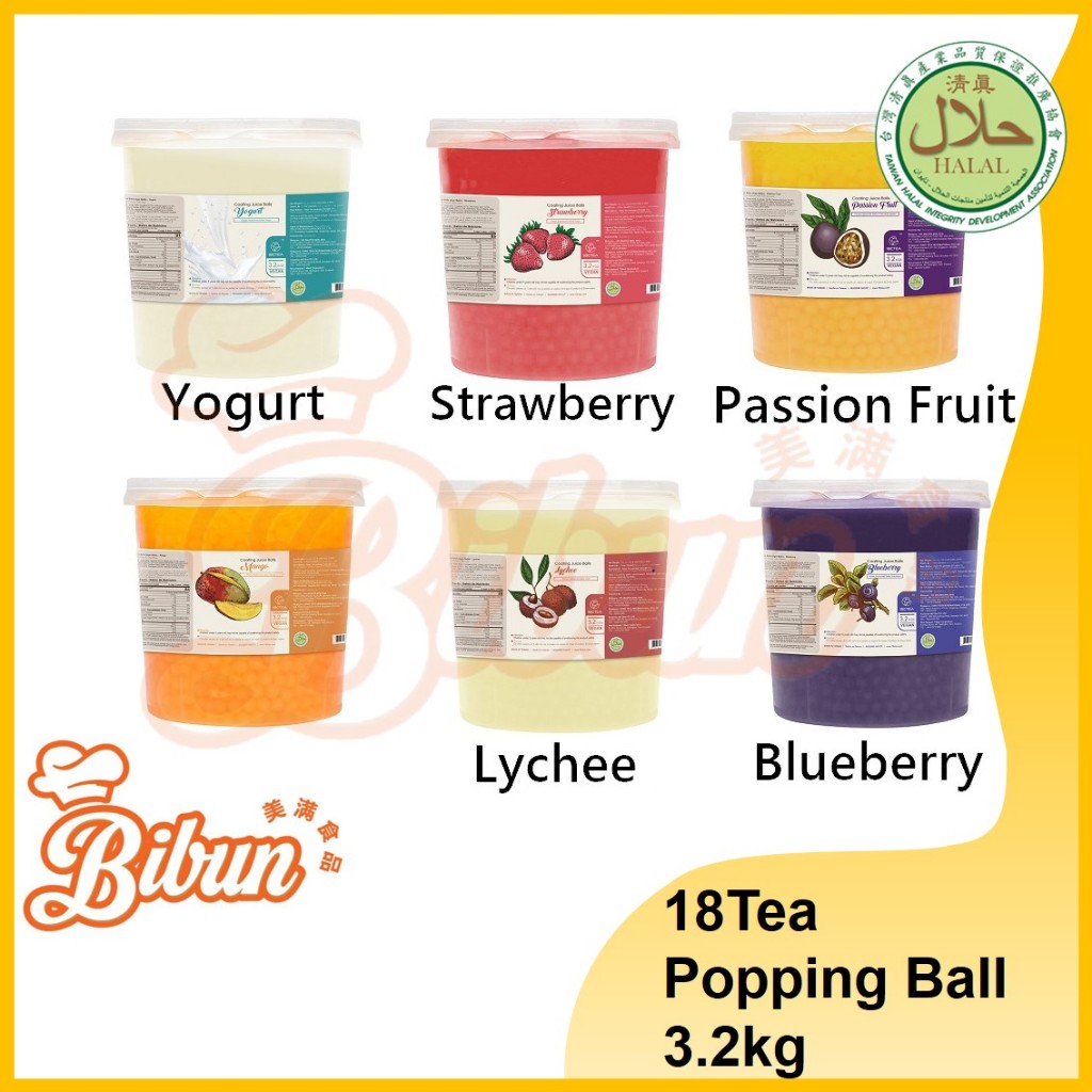 Popping Ball Boba Coating Juice Mango/Yogurt/Lychee/Strawberry ...