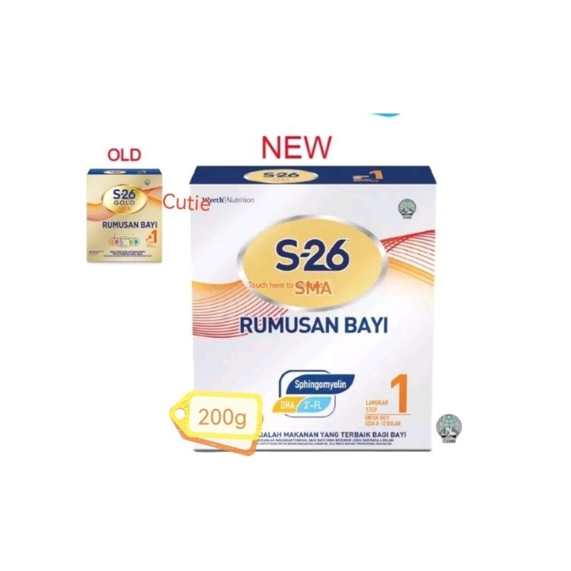 Wyeth S26 SMA gold 200g. New packing expire 2026 | Shopee Malaysia