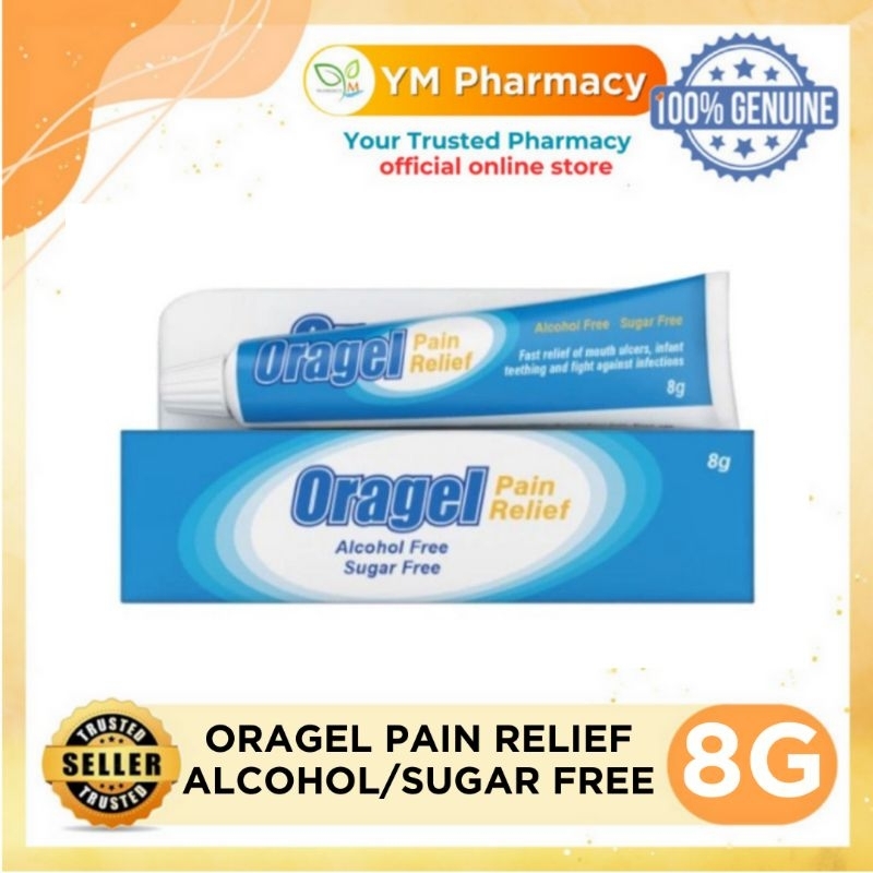 Oragel Pain Relief Alcohol and Sugar Free 8g | Shopee Malaysia