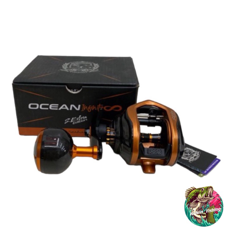 🎈🎈🎈TEAM SEAHAWK THE NEW OCEAN INFINITY 372-HSL SW JIGGING REEL🎈🎈🎈 ...