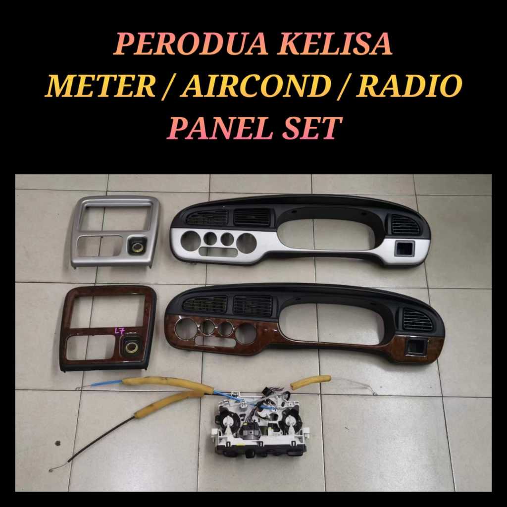 🇯🇵🇯🇵 METER / RADIO / AIRCOND PANEL PERODUA KELISA / AIR COND / RADIO ...