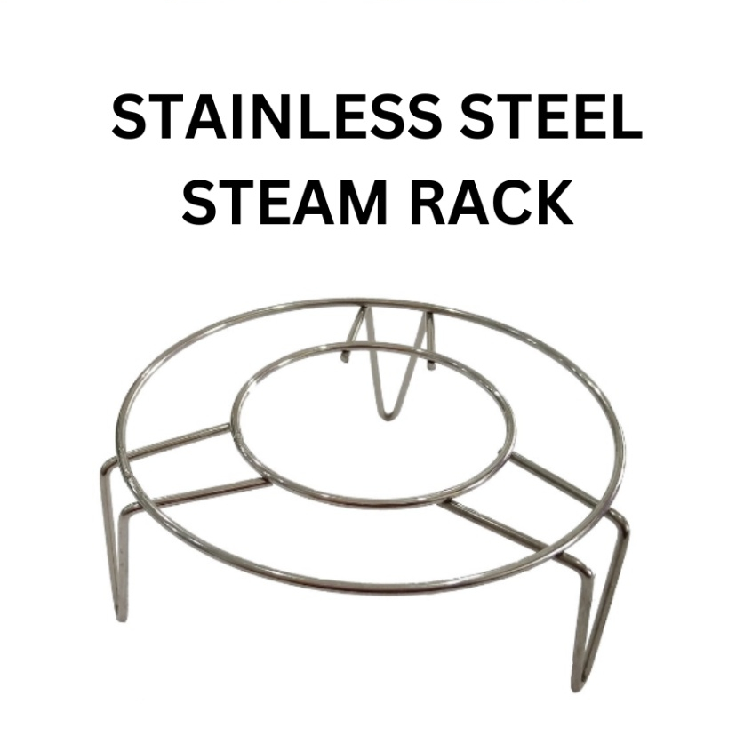 (𝐁𝐈𝐆 𝐒𝐇𝐎𝐏) Stainless Steel Steaming Rack Stand Steam Rack Steamer Stand ...