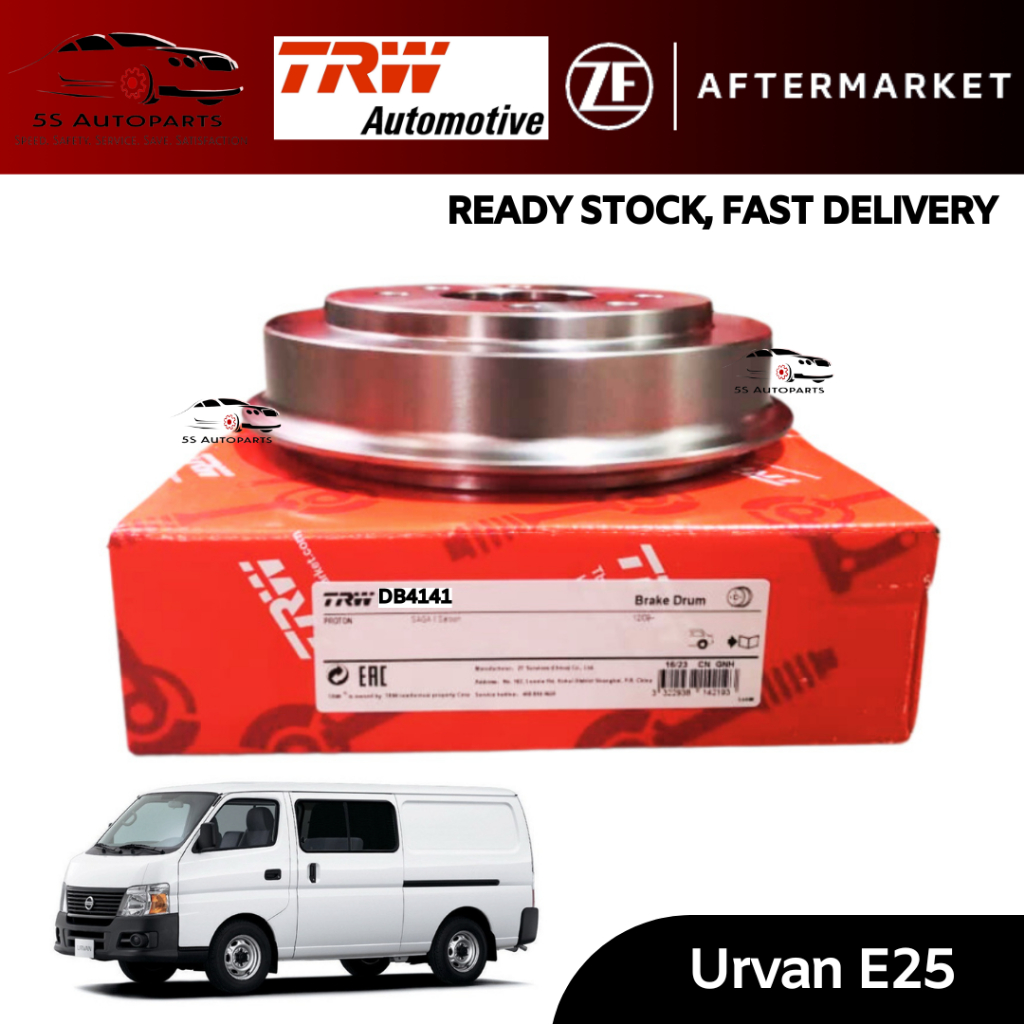 TRW Nissan Urvan E25 Rear (Belakang) Brake Drum (1 piece) | Shopee Malaysia