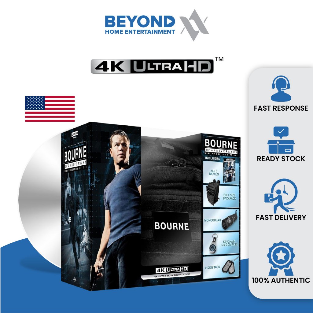 The Bourne Complete Collection 20th Anniversary Limited Edition Gift ...