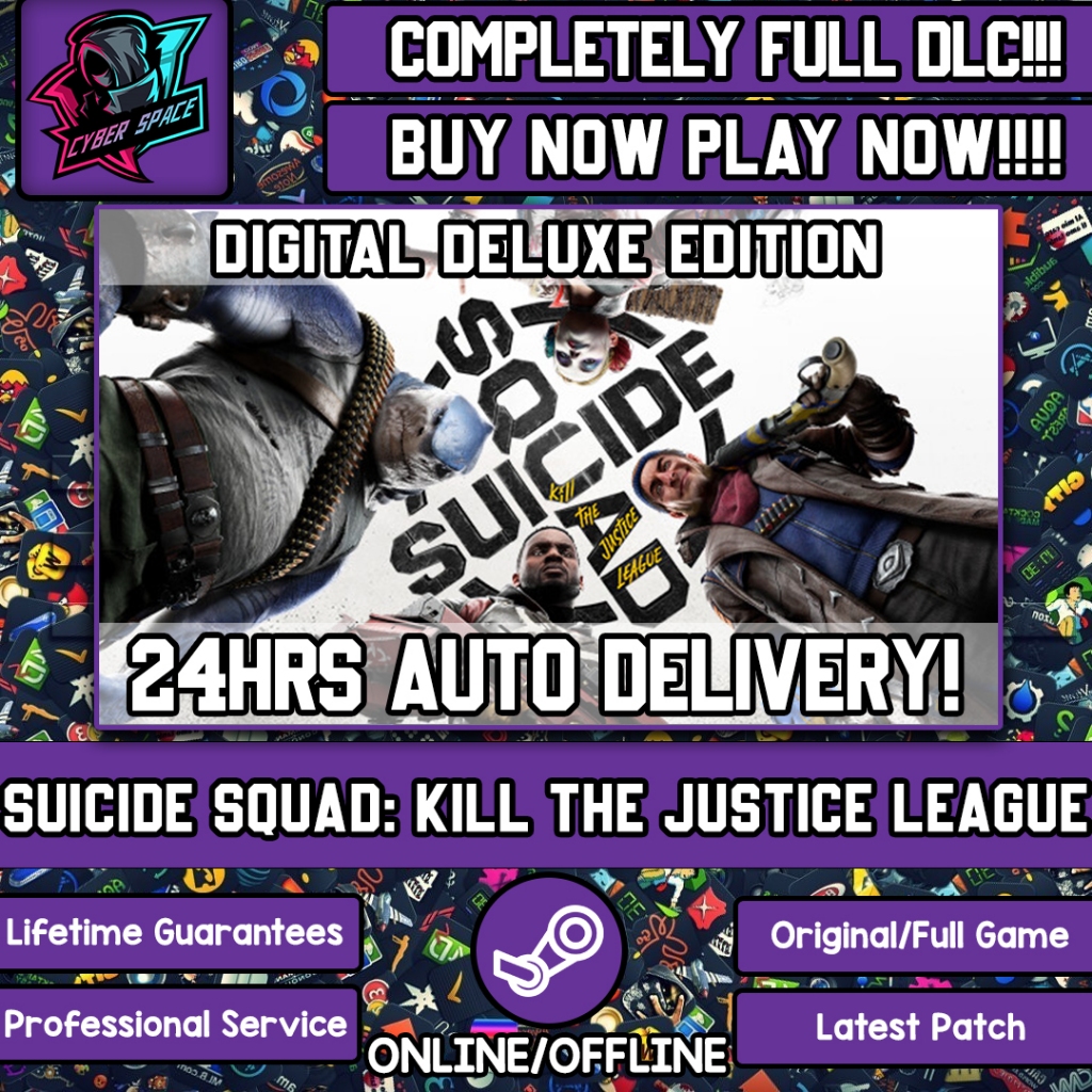 Suicide Squad: Kill the Justice League [Auto Delivery] [Steam Online & Offline] [Full DLC] Cyber ...